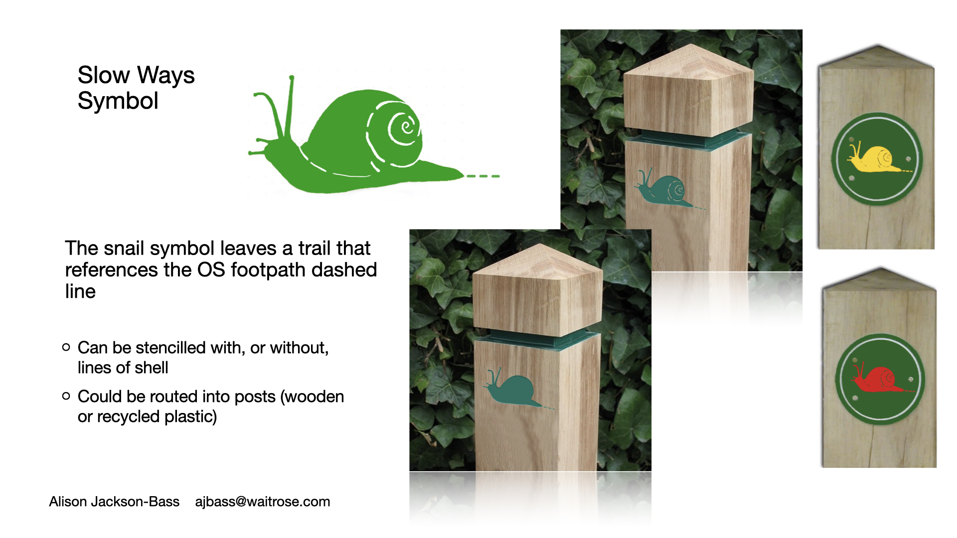 Slow-Ways-snail-symbol-presentation-Alison-Jackson-Bass | Dan Raven-Ellison